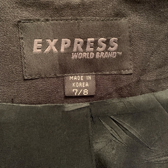 Express | Jackets & Coats | Express World Brand Black Blazer78 | Poshmark